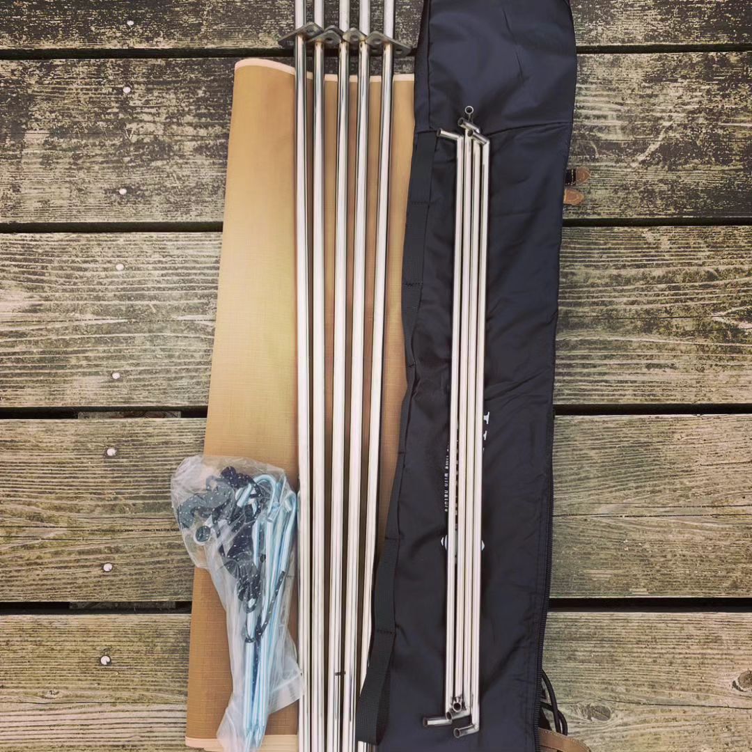 Ujack「難燃TC陣幕」 | Orange | アウトドアセレクトショップ