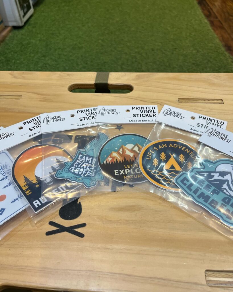 STICKERS NORTHWEST【PRINTED STICKERS】 | Orange | アウトドアセレクトショップ