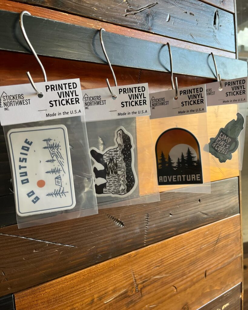 STICKERS NORTHWEST【PRINTED STICKERS】 | Orange | アウトドアセレクトショップ